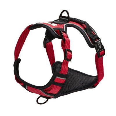 Bunty Adventure Dog Harness - No Pull Harness with Front and Back Leash Connections, Back Handle ...