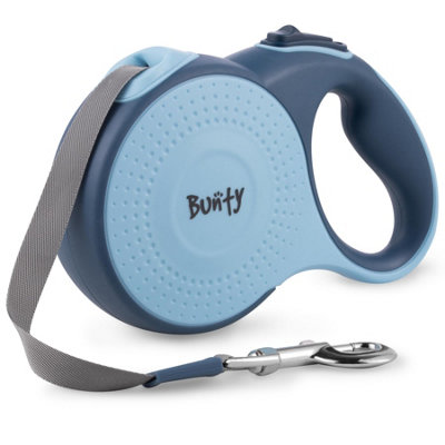 Bunty Explorer Retractable Lead - Blue - 8M (40KG Weight Capacity)