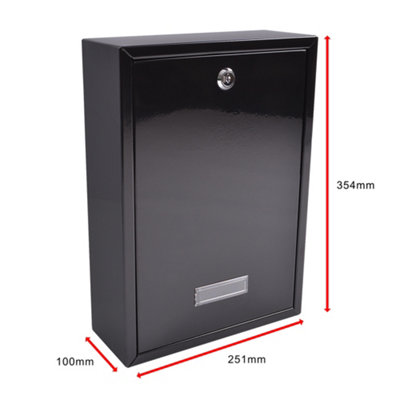 Burg-Wachter MB11BK Forth Rear Access Gate & Wall Mounted Galvanised ...