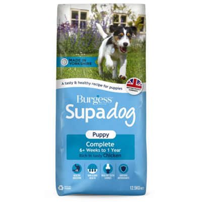 Burgess Supadog Puppy Chicken Complete Dried Dog Food