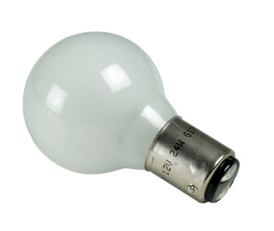 BUS Sidelight & Wedge Bulbs BA15d, 24V, 24W Pack Qty 10