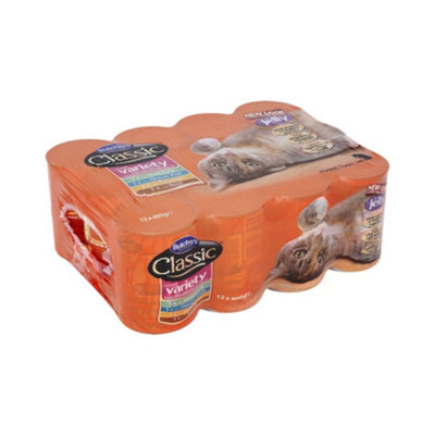 BUTCHER'S CLASSIC VARIETY PACK MIXED CAT FOOD 12X400G