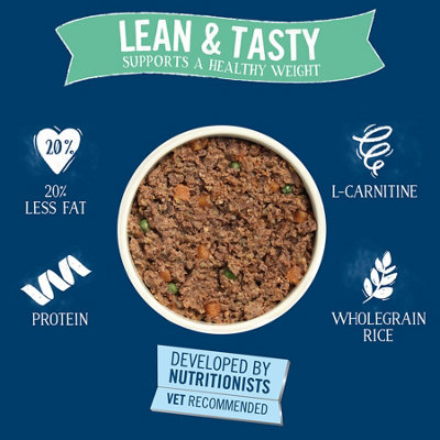 BUTCHER'S LEAN & TASTY LOW FAT DOG FOOD CANS 24 X 390G