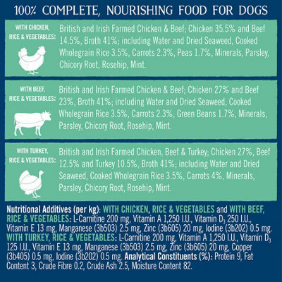 BUTCHER'S LEAN & TASTY LOW FAT DOG FOOD CANS 24 X 390G