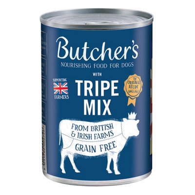 Butcher's Tripe Dog Food Can 400g (Pack of 12)
