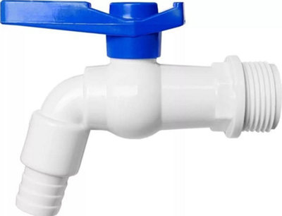 Butt Outlet Replacement Tap Water Storage Tank Plastic Valve Faucet 3/4 ...
