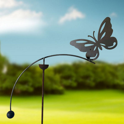 Butterfly Wind Rocker Single Bare Metal/Ready to Rust - Steel - L66 x ...