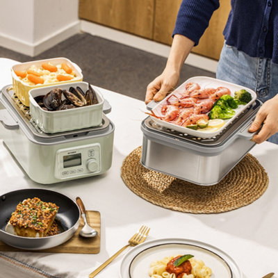 BUYDEEM Food Steamer Green BD-G564