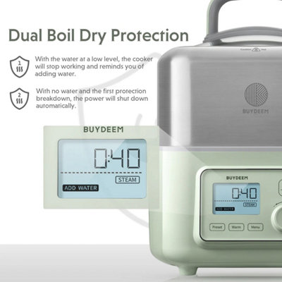 BUYDEEM Food Steamer Green BD-G564