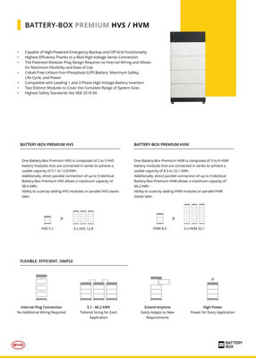 BYD 2.56 KWH HVS BATTERY MODULE battery for solar energy