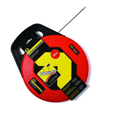 C.K Tools SpiraFLEX Cable Flex Draw Tape 10m Anti Snag Cable Router T5510