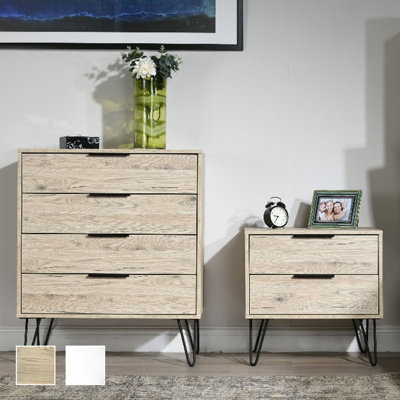 White bedroom furniture Ranges DIY at B Q