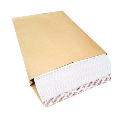 C3 Gusset Envelopes (250 Pack) - Strong Brown Manilla A3 (140gsm, 30mm ...