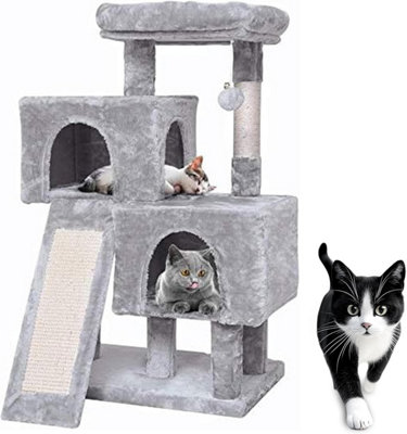 CA&T ULTIMATE CAT TREE CONDO MULTILEVEL SISAL SCRATCHING POST CLIMBER ...