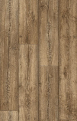 Cabin Oak Effect Vinyl Flooring 5mx 4m (20m2) | DIY at B&Q