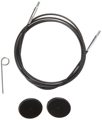 CABLE 94CM BLACK - Cable: Circular: Interchangeable: Black: 94cm - KnitPro