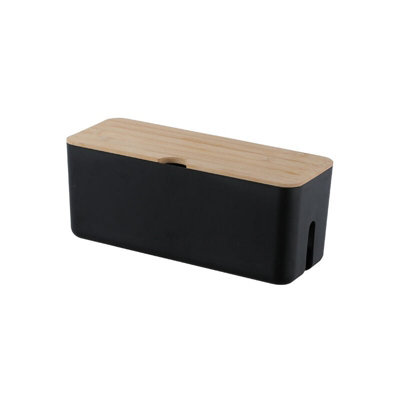 Cable Box Storage Cable Storage Black Hider Box to Keep Cables Tidy ...