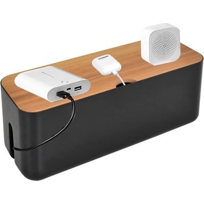 Cable Box Storage Cable Storage Black Hider Box to Keep Cables Tidy ...