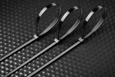 Cable Ties Black Nylon Zip Tie Wraps Strong Various Sizes 4,8 x 300 mm ...