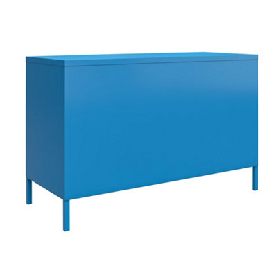 Cache Metal Locker with 2 Doors Blue