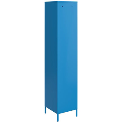 Cache Single Metal Locker with Storage Blue
