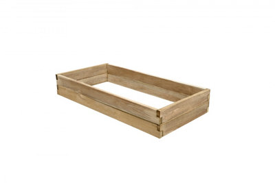 Caledonian Wooden Rectangular Raised Bed 90 x 180cm
