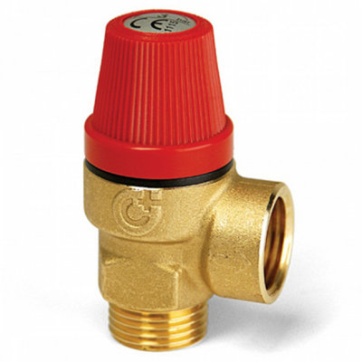 Caleffi - Safety Pressure Relief Valve 1/2" 6 Bar 312460