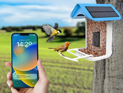 Callow Smart Bird Feeder with WI-FI Camera Solar power and AI Bird ...