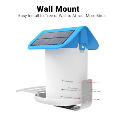 Callow Smart Bird Feeder with WI-FI Camera Solar power and AI Bird ...
