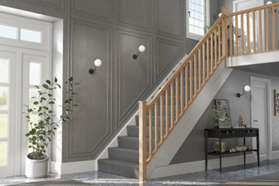 Cambridge Oak Newel Square Post (H) 1500mm (W) 90mm (D) 90mm