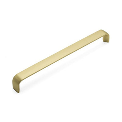 Camden Kitchen Cabinets D Handle, 192mm Centres, Satin Brass, Pack of 2