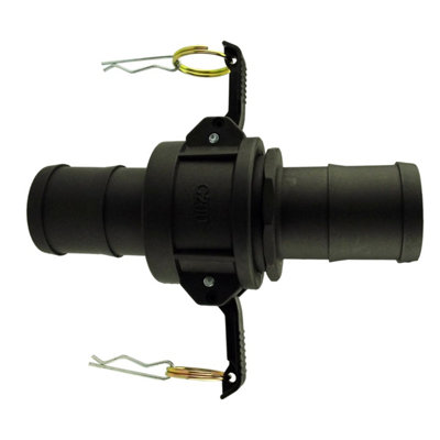 Camlock hose fittings type C+E kit, joins layflat & other hose (1/2")