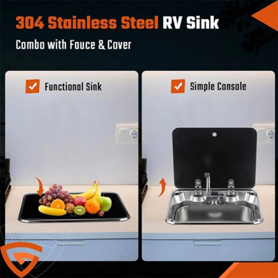 Camper Boat Stainless Steel Hand Wash Basin