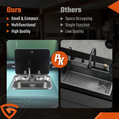 Camper Boat Stainless Steel Hand Wash Basin