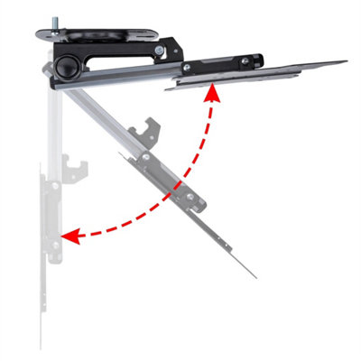 Camper Van TV Bracket 17"-37" Folding Ceiling Mount Tilt Swivel