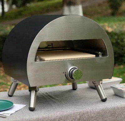 Campfire Gas Fired Pizza Oven Outdoor Portable For Authentic Stone ...