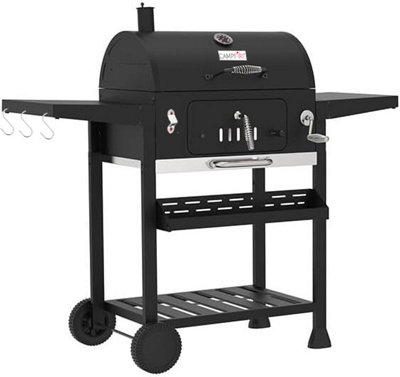 Campfire Outdoor XL Smoker Barbecue Charcoal BBQ Grills Garden Patio