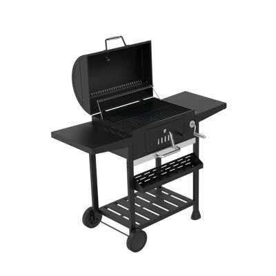 Campfire Outdoor XL Smoker Barbecue Charcoal Portable BBQ Grill, 2 ...