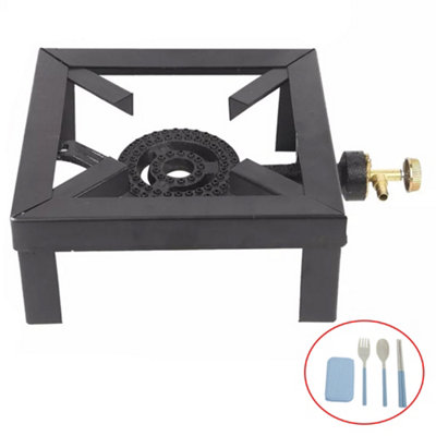 Camping Stove Single Burners Cast Iron Propane Gas LPG Stove BBQ Cooker