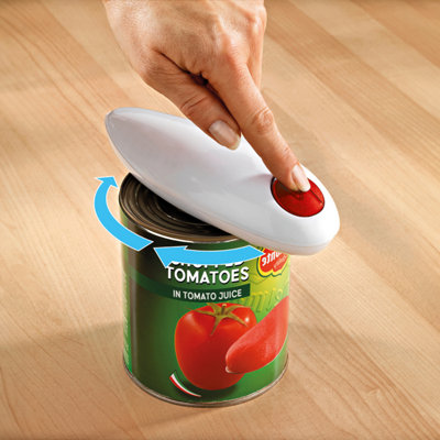 Can Magic One Touch Electric Can Opener Hands-Free Auto Cutting, L17 x ...