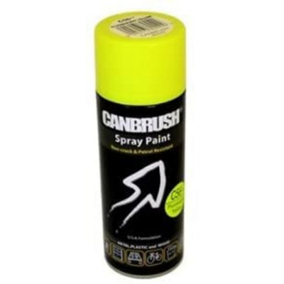 Canbrush Paint for Metal Plastic and Wood (C56 Fluorescent Yellow ...