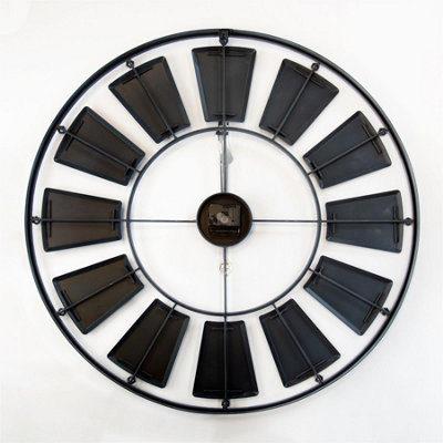 Candy Colourful Skeleton Wall Clock - 68cm/27in Modern Kitchen Wall ...