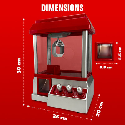 Candy Grabber Machine Toy Claw Game Kids Fun Crane Sweet Treats Grab ...