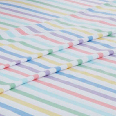 Candy Stripe 100% Brushed Cotton Sheet Set Single