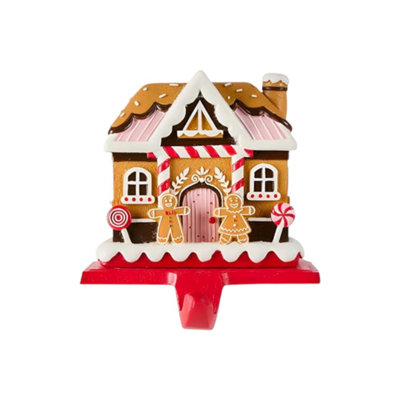 Candy Theme Gingerbread Stocking Holder