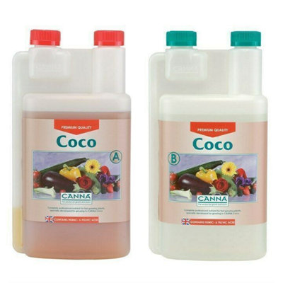CANNA Coco A & B 1L is a complete professional nutrient for growing ...