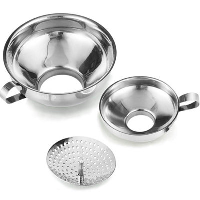 Canning funnel with strainer, suitable for wide mouth and standard ...