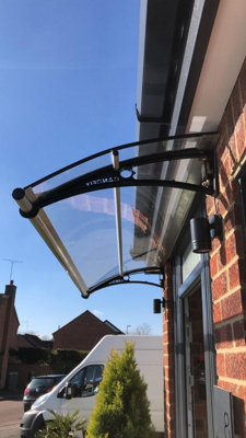 CANOFIX canopy protecting solar inverters and batteries (Black Bracket ...