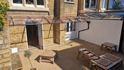 CANOFIX canopy protecting solar inverters and batteries (Black Bracket ...