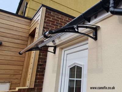 CANOFIX canopy protecting solar inverters and batteries (Black Bracket ...